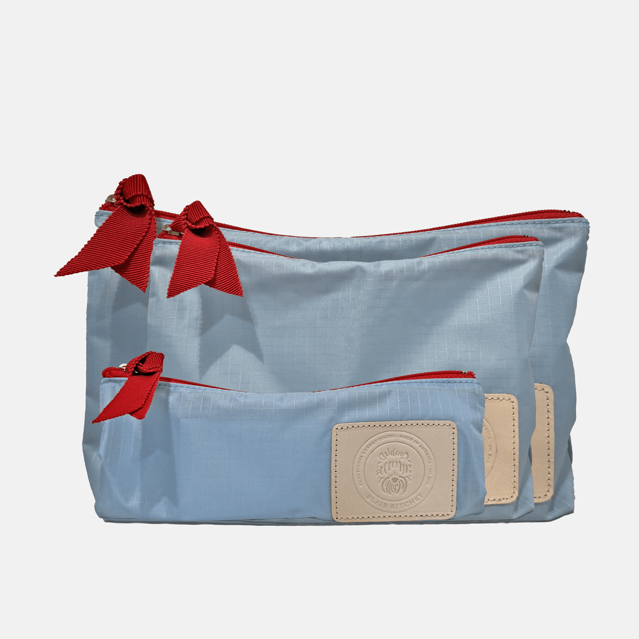 Travel Pouches Light Blue | Blair Ritchey